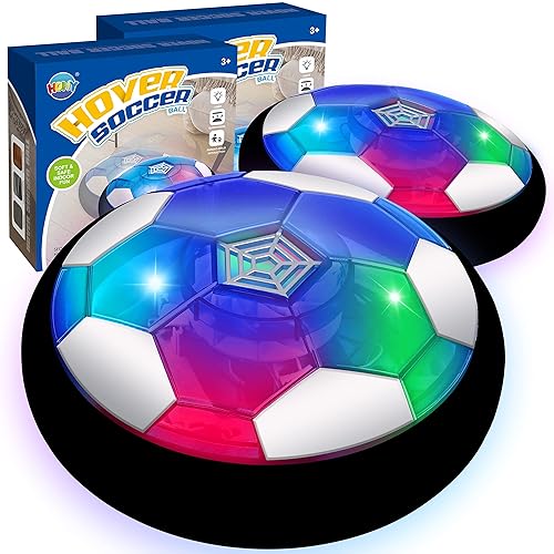 Hover Soccer Ball Toys For Boys 2 Led Light Soccer Balls With Soft