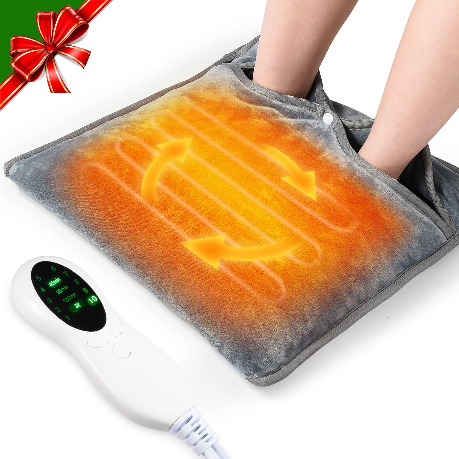 Double-Layer Electric Foot Warmers for Feet, 10 Temperatures & Feet ...
