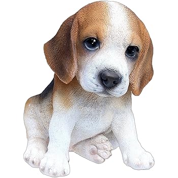 Amazon.com: Sandicast Original Size Beagle Sculpture, Lying: Home & Kitchen