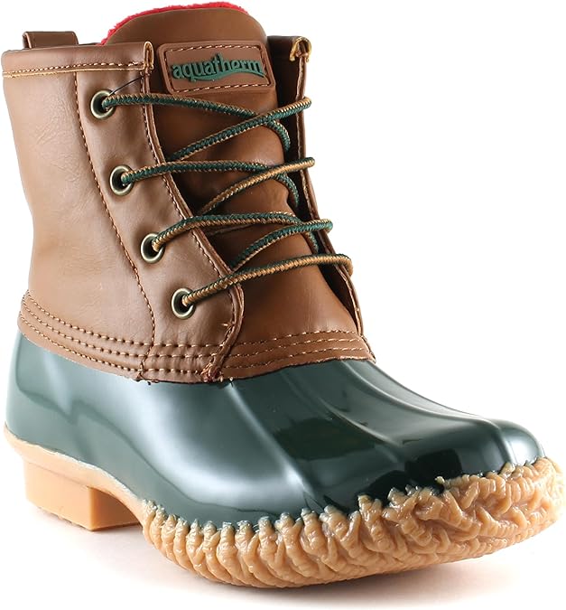 Aquatherm Womans Rayna 4-Eyelet Duck Boot: Amazon.ca: Shoes & Handbags