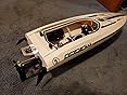 Amazon.com: Cheerwing RC Brushless 30 MPH High Speed Boat Large Racing ...