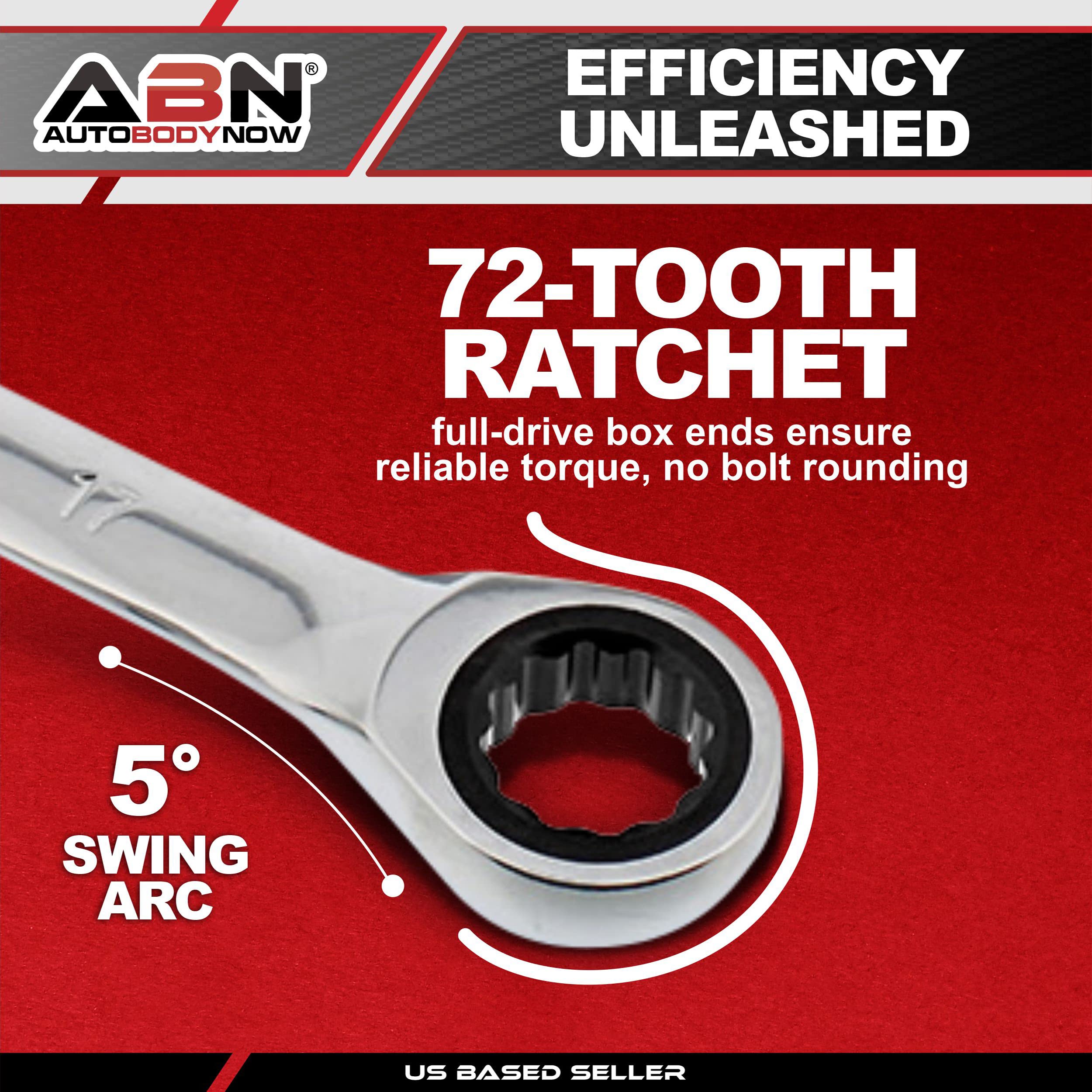 Mua ABN Ratchet Wrenches Set Metric and Standard - 22 Piece Combination ...