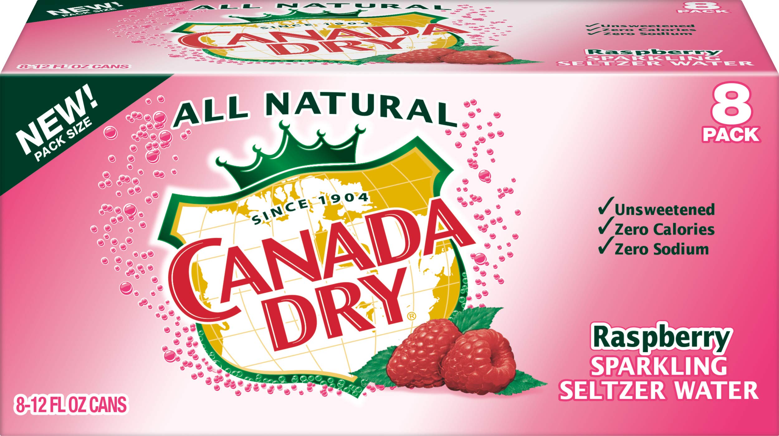 Canada Dry Lemon Lime Sparkling Seltzer Water, 12 fl oz cans, 8 count ...