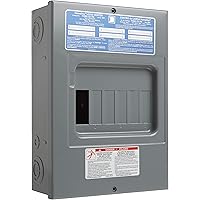 Square D - HOM24L70RBCP Homeline 70-Amp 2-Space 4-Circuit Outdoor Main ...