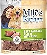 Milo'S Kitchen Beef Sausage Slices With Rice, 10 Oz.: Pet Supplies ...