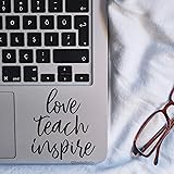 Amazon.com: Vinyl Graphics THE INFLUENCE OF A GOOD TEACHER CAN NEVER BE ...