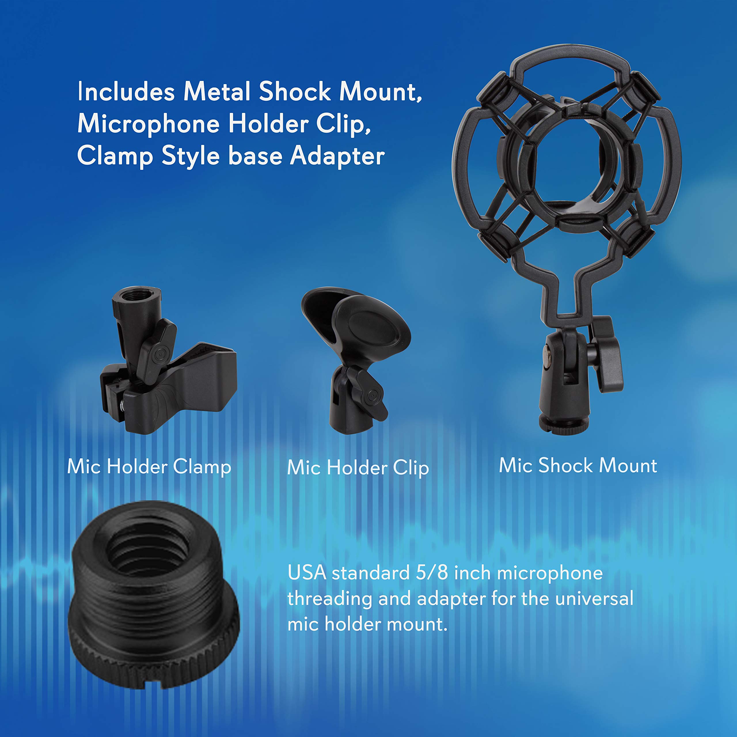 Mua Pyle Suspension Microphone Boom Stand, Simple Clamp-Style ...