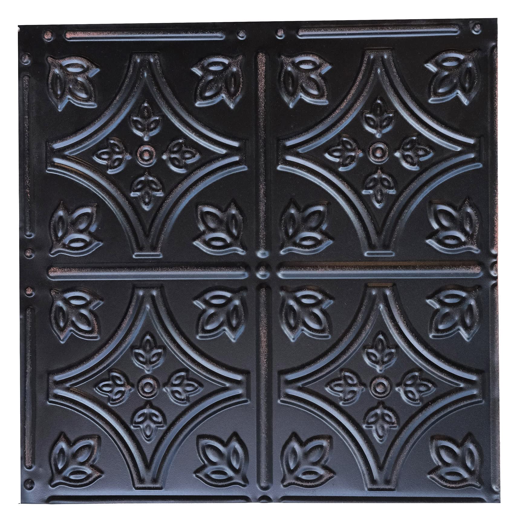 Holydecot Tin Wall Tiles Nail-Up Tin Ceiling Tiles Stair Riser Tile ...