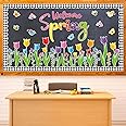Amazon.com : Jacyan Tulip Bulletin Board Set Classroom Decorations ...