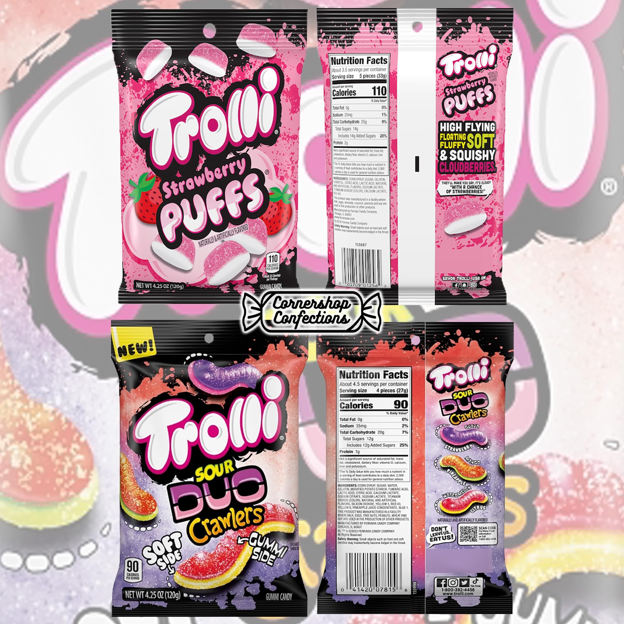 Mua Trolli Gummies 14 Flavor Mega Variety Share Pack - Very Berry ...