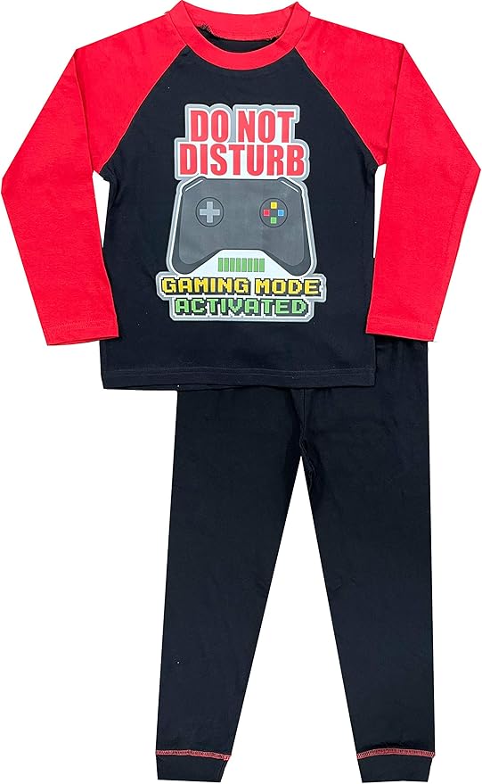 Boys Gaming Pyjamas, Do Not Disturb Gaming Mode Activated Pjs, Gaming ...