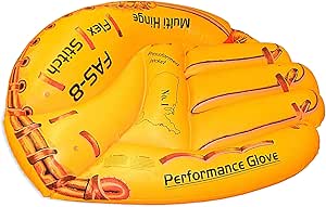 Amazon.com: Swimline Giant Inflatable Baseball Glove Pool Float , Brown ...