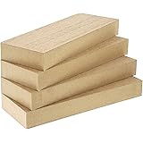 Amazon.com: Bright Creations Unfinished Wood Rectangles for Crafts, 1 ...