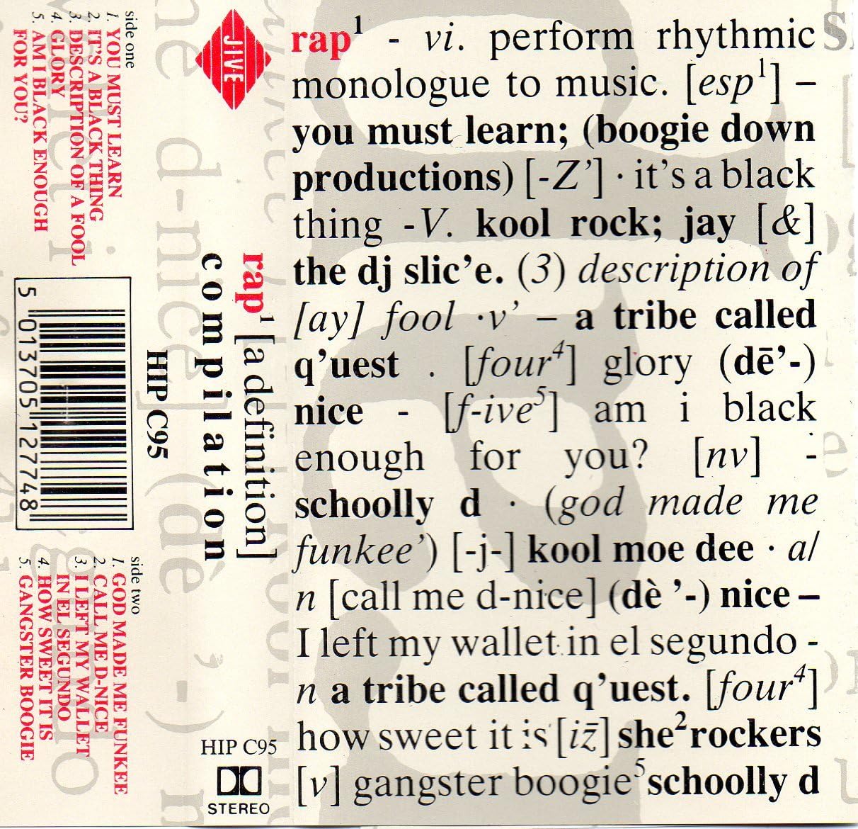 Rap (A Definition): Amazon.co.uk: Music