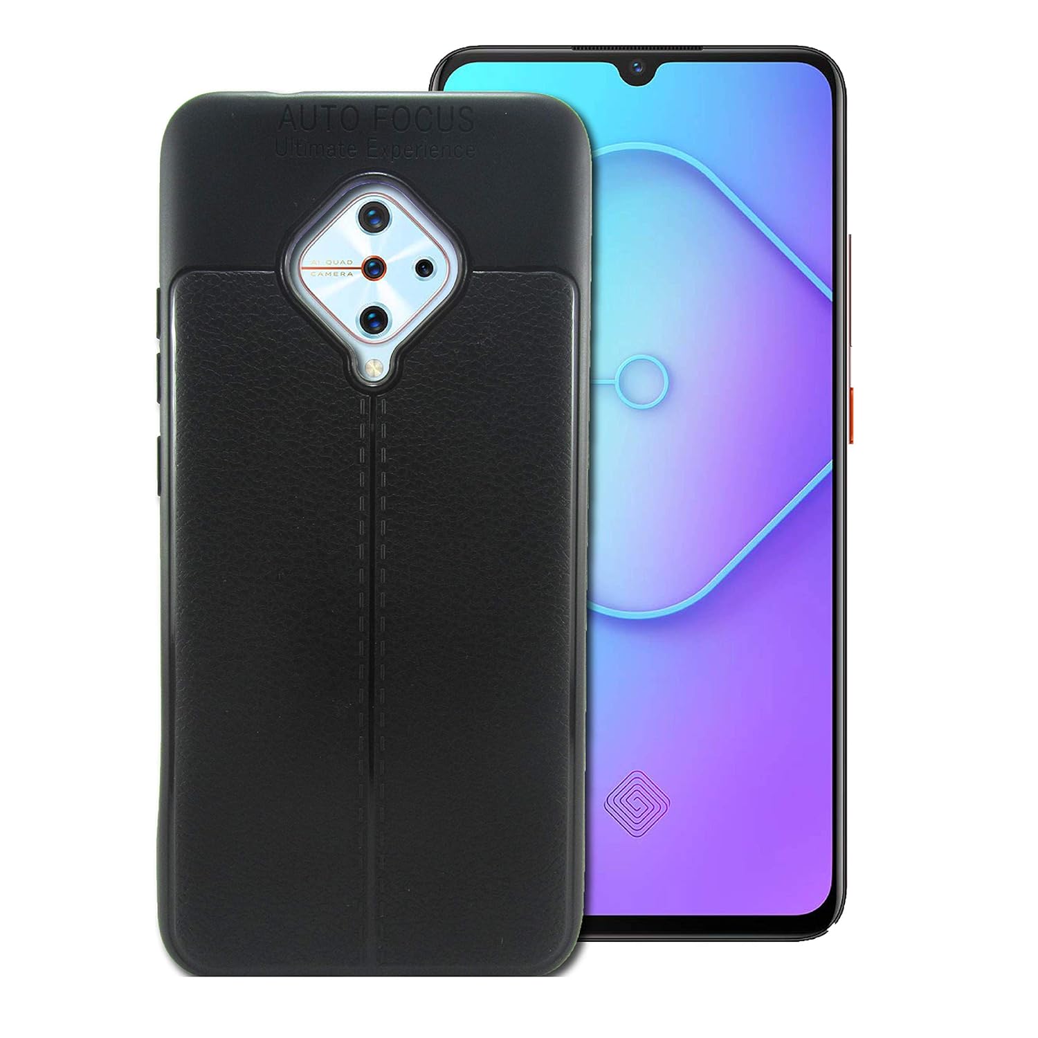 PhoneBukket® Leather Finish Back Case Cover for Vivo S1: Amazon.in ...