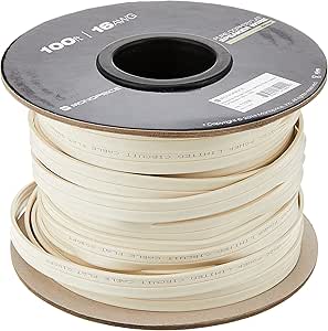 Amazon.com: Monoprice Planate Series 16 Gauge AWG Pure Copper Flat ...