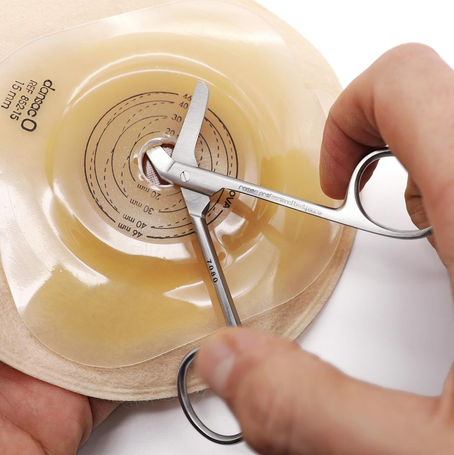 REMOS Stoma Scissors Made of Stainless Steel for Cutting The Stoma Base ...