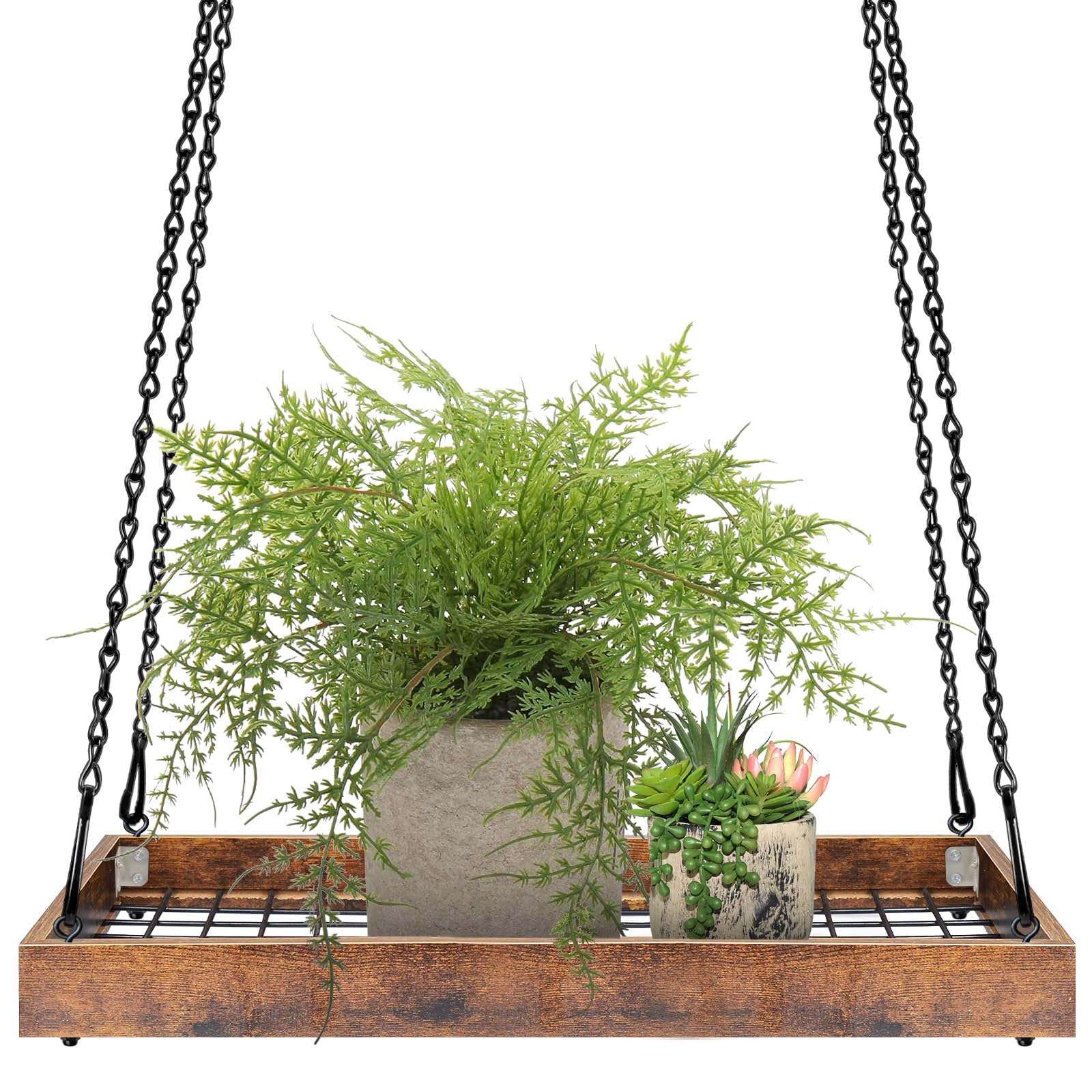 Lilybud--lily Plant Hanger Indoor Outdoor, 16" Large Hanging Planters ...