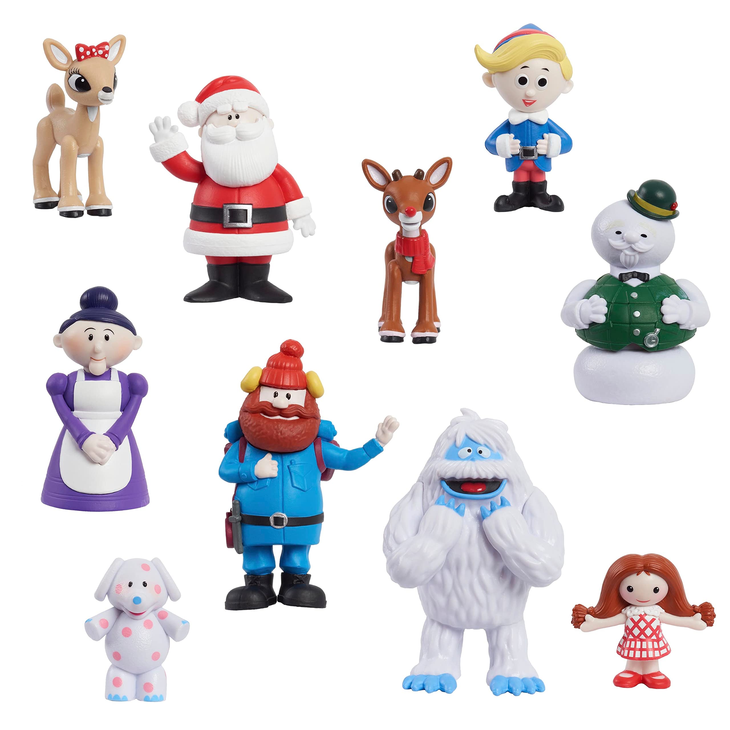 Rudolph the Red-Nosed Reindeer® Figure Set, 10-Piece Figure Set, Kids ...
