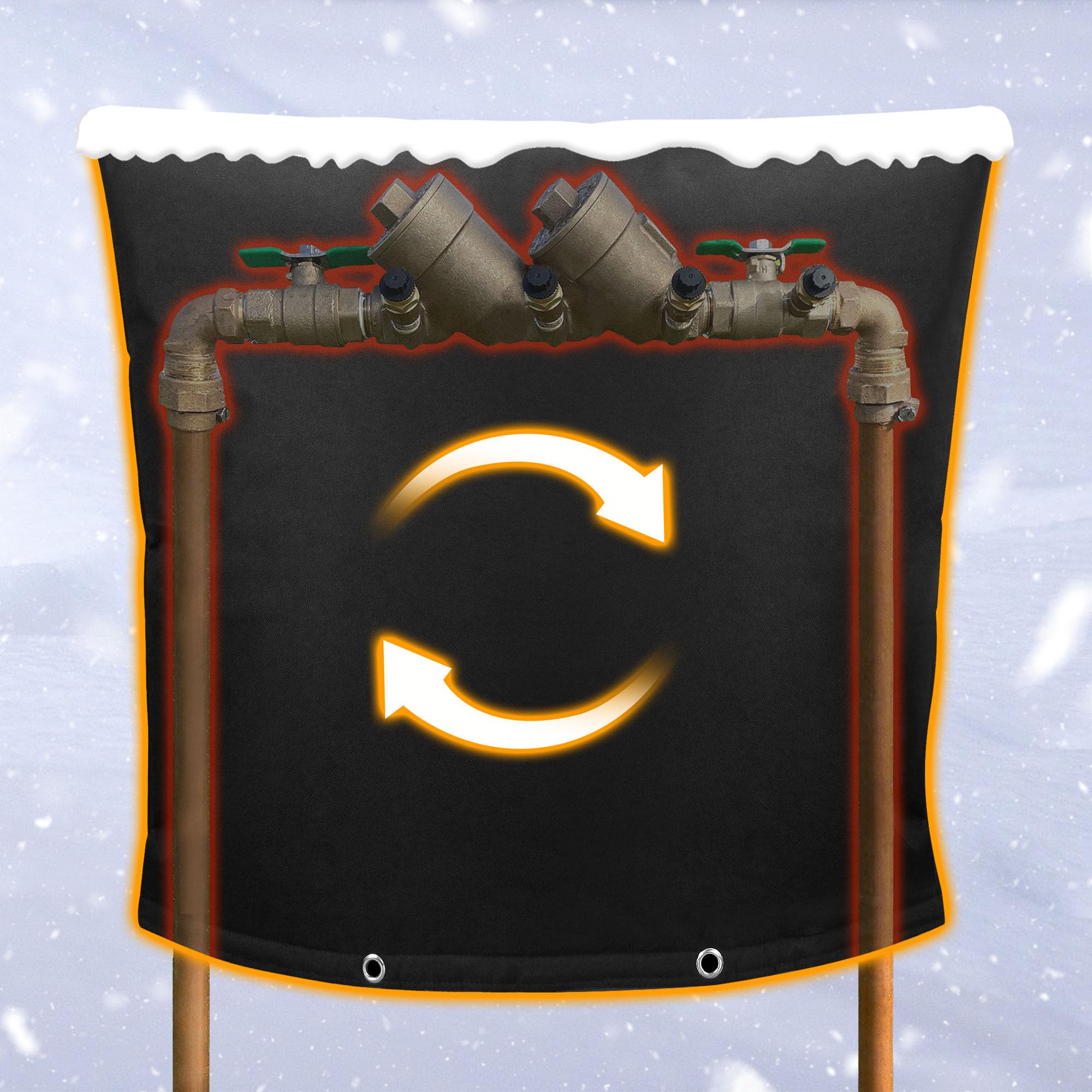 Backflow Preventer Insulation Weatherproof Covers, Pressure Vacuum ...