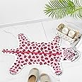 Amazon.com: ZSCYD-yingda1992 Leopard Shaped Rug Animals Bath Mat Rug ...