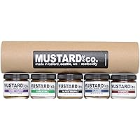Amazon.com : Mustard & Co. Five Flavor Gift Set - Gourmet Mustard ...