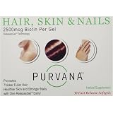Amazon.com: Purvana Max Hair, Skin, and Nails Vitamin Vegetable ...