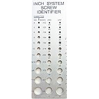 Amazon.com: Screw Chek'r SAE/Inch Screw Checker (No. 4 to 1/2) 1/8 Inch ...