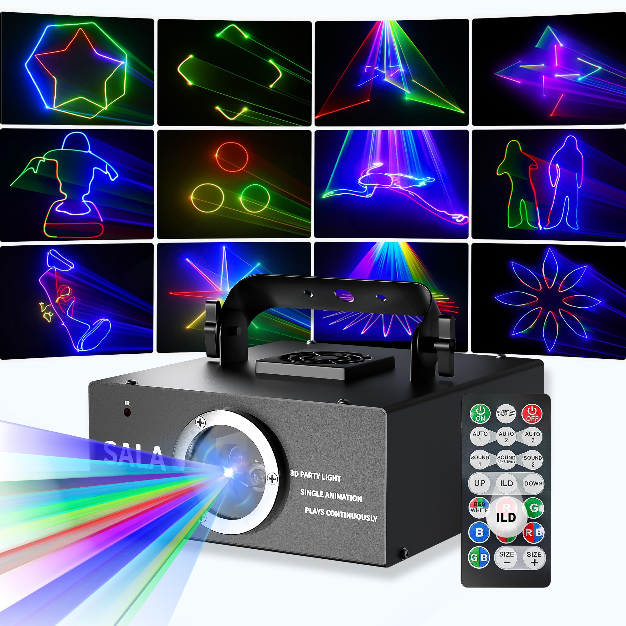 Mua DJ Laser Lights for Parties, RGB 3D Animation Laser Projector ...