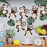 Amazon.com: Whaline 39Pcs Monkey Cutouts Bulletin Board Decorations ...