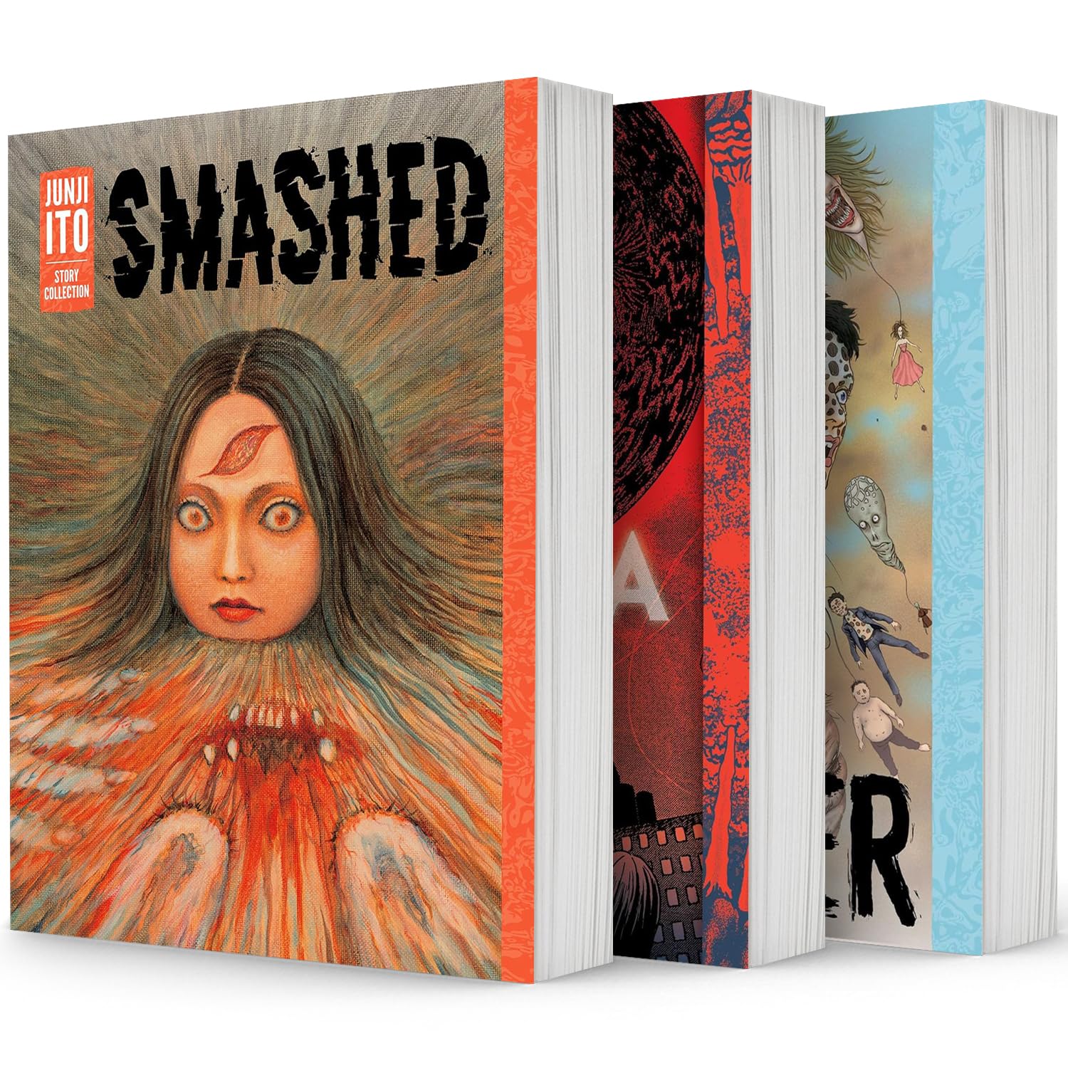 Junji Ito Story Deluxe Edition Hardcover Collection 3 Books Set: Shiver, Remina, Smashed on ...