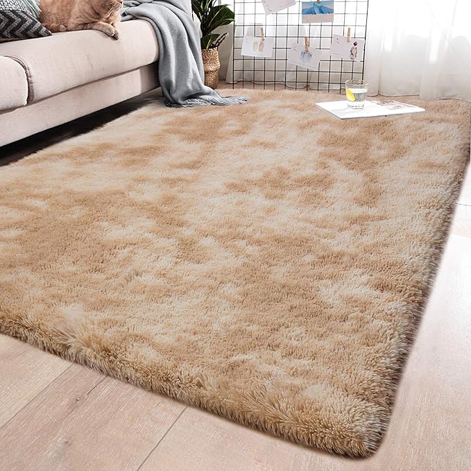 Amazon.com : YJ.GWL Soft Indoor Large Modern Area Rugs Shaggy Fluffy ...