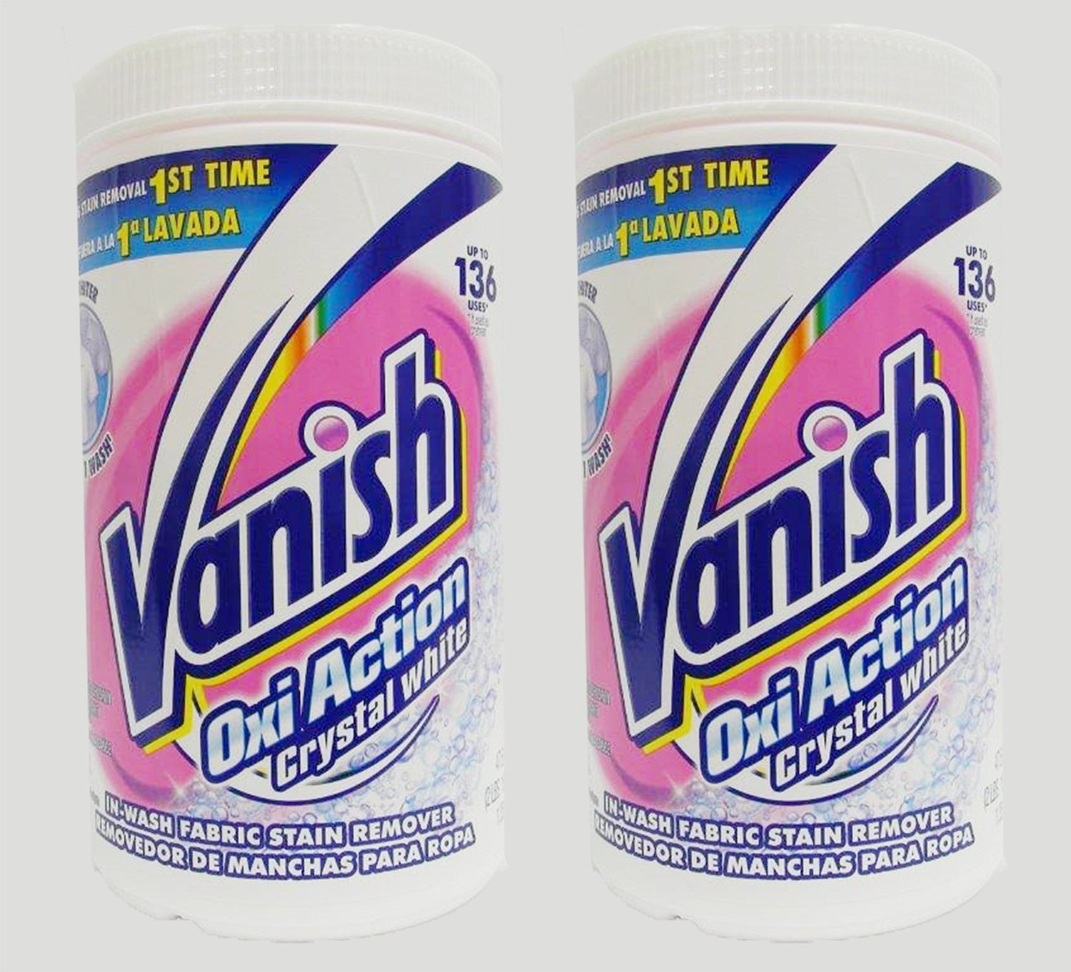 Amazon.com : Vanish Oxi Action 500g : Laundry Stain Removers : Grocery ...