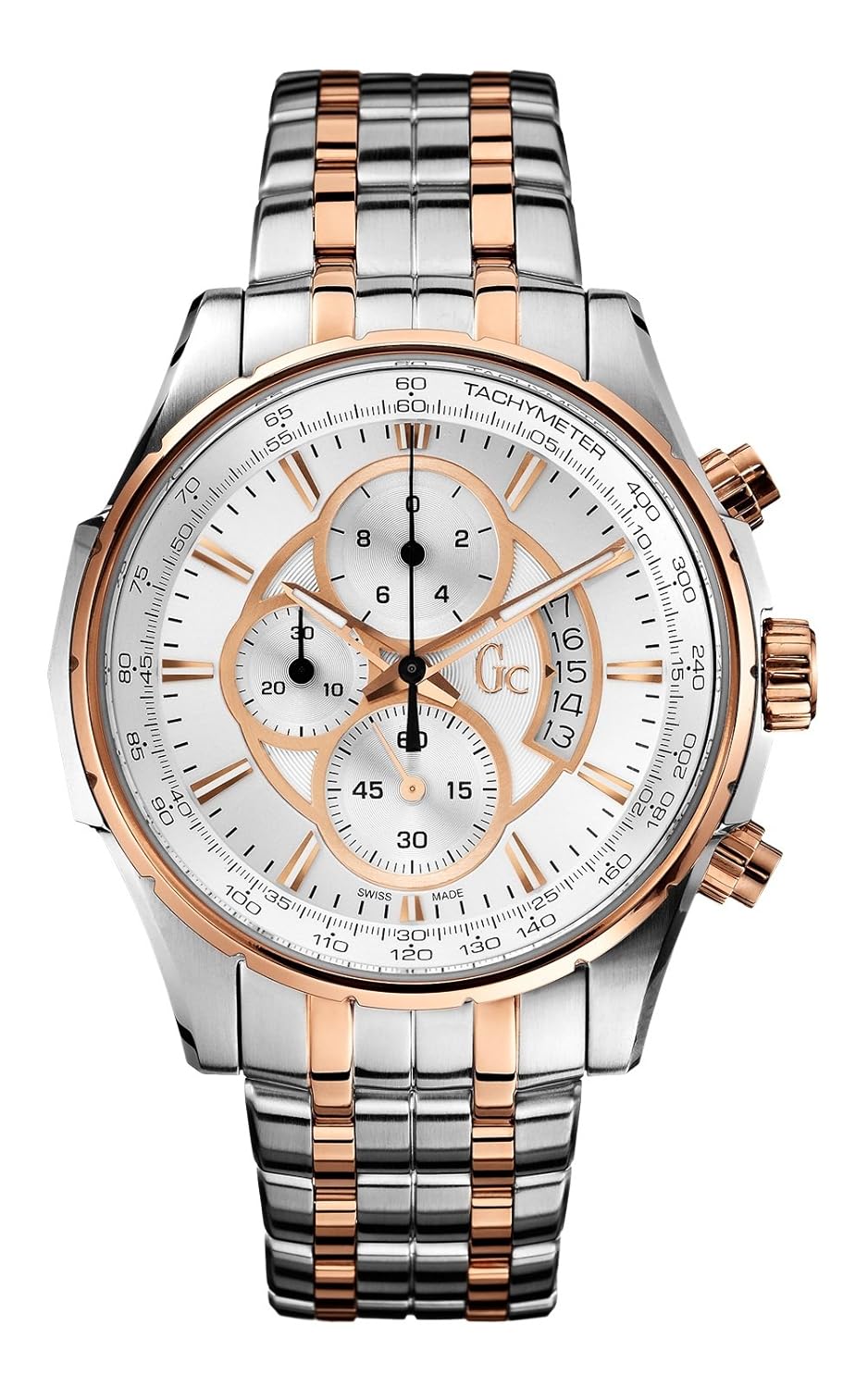 Buy Gc Chronograph Silver Dial Men's Watch - X81003G1S at Amazon.in