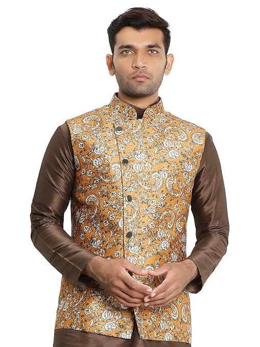 Buy Aespen ethnic wear Nehru jacket/Modi jacket/Sleeveless Bandi ...