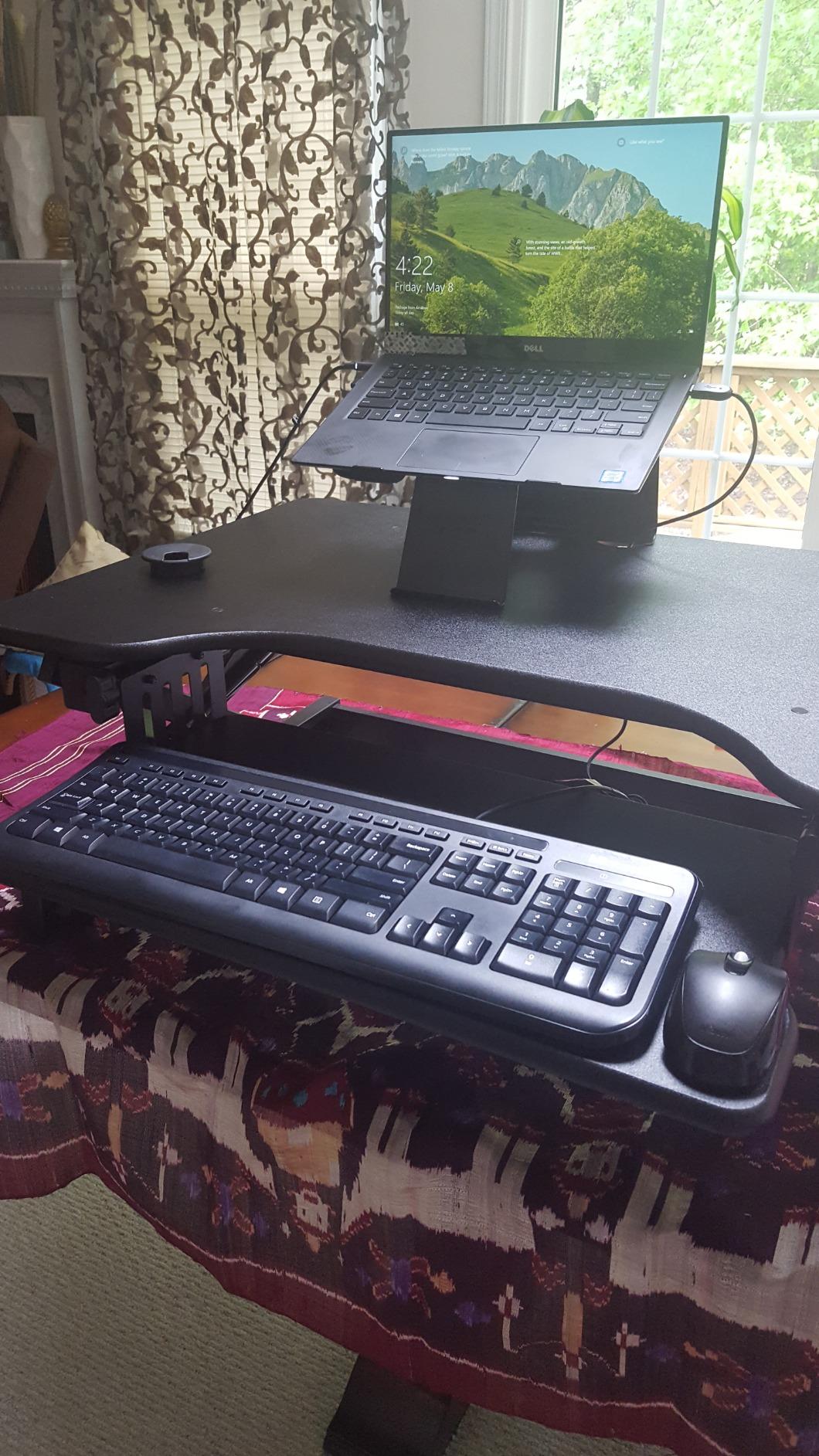 $31/mo - Finance Rocelco 32" Height Adjustable Standing Desk Converter ...