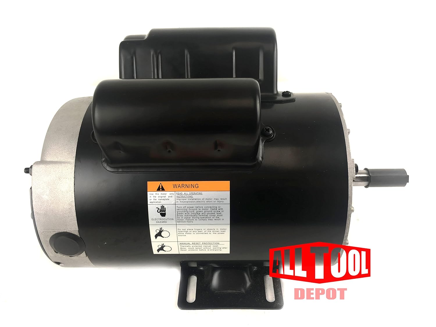 3 HP 3450 RPM Single Phase 56 Frame 230V 15 Amp 5/8 Shaft NEMA ...