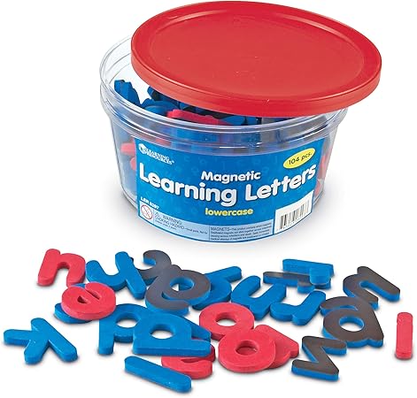 Learning Resources Soft Foam Magnetic Learning Letters - Lowercase ...