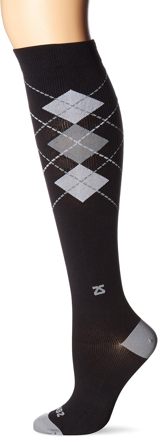 Zensah Men's Classic Argyle Compression Socks Compression, Men, Classic ...