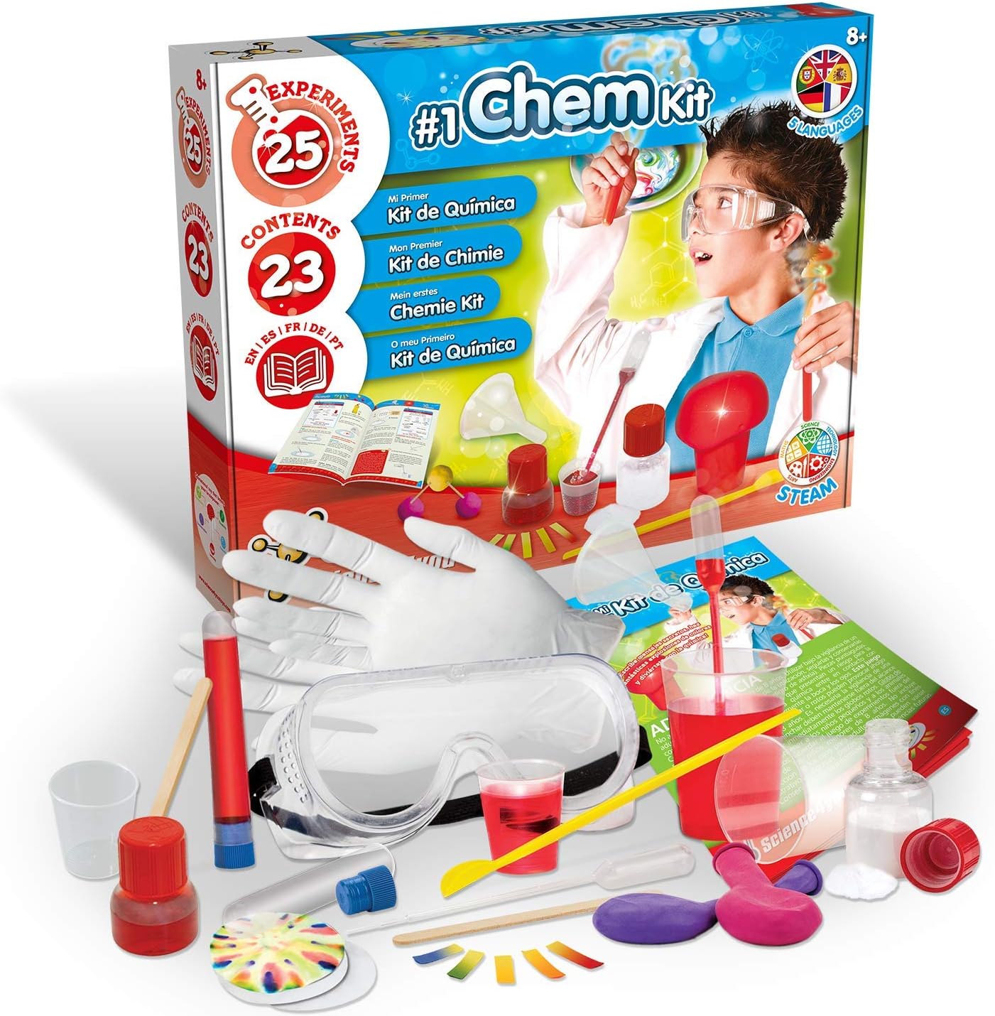 Science4you – Chemistry Set – Science Kits for Kids Age 8, Science Lab ...