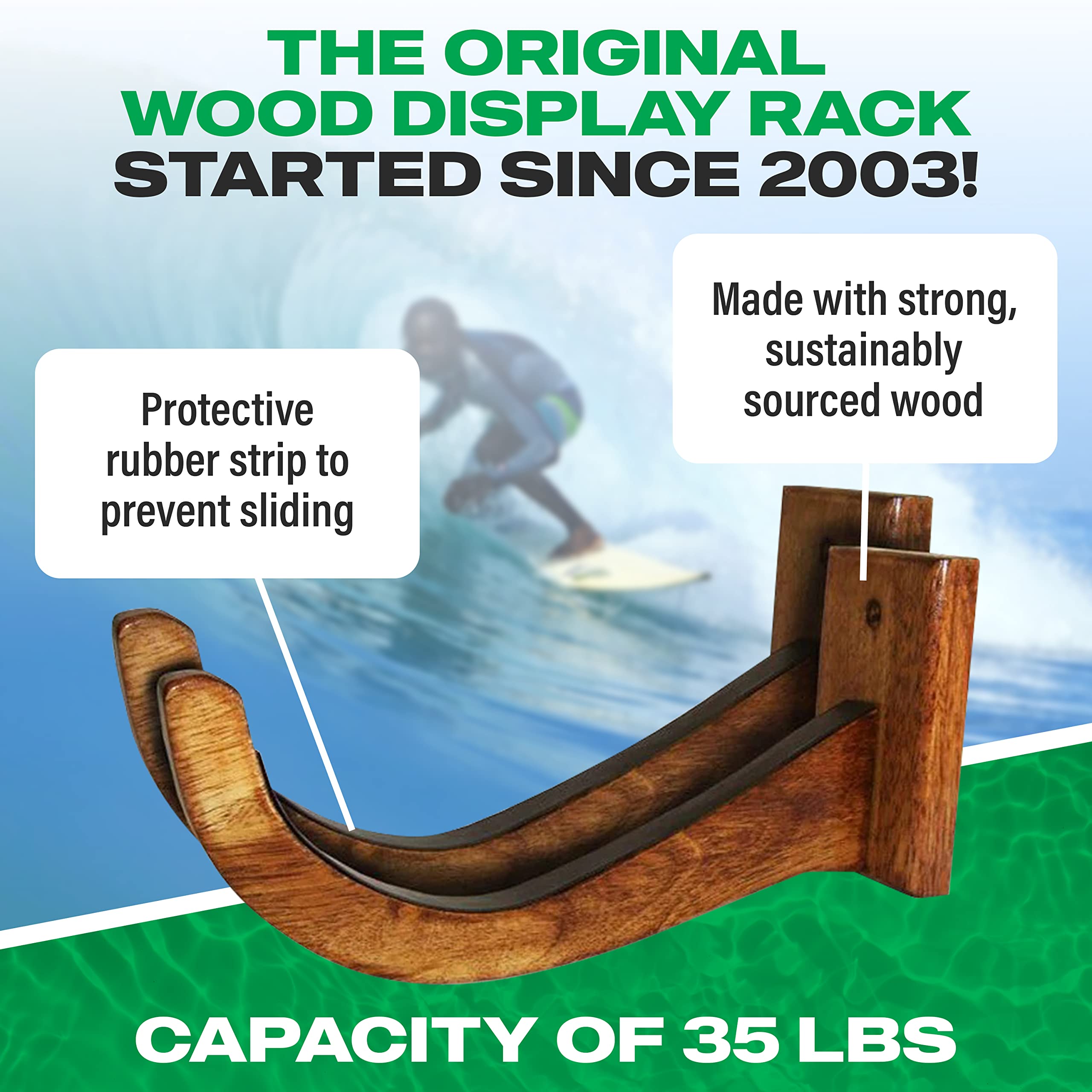 Mua COR Surf Surfboard Wall Rack for Longboards and Shortboards ...