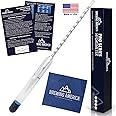 Amazon.com: American-Made Precision Hydrometer Alcohol by Volume ABV ...