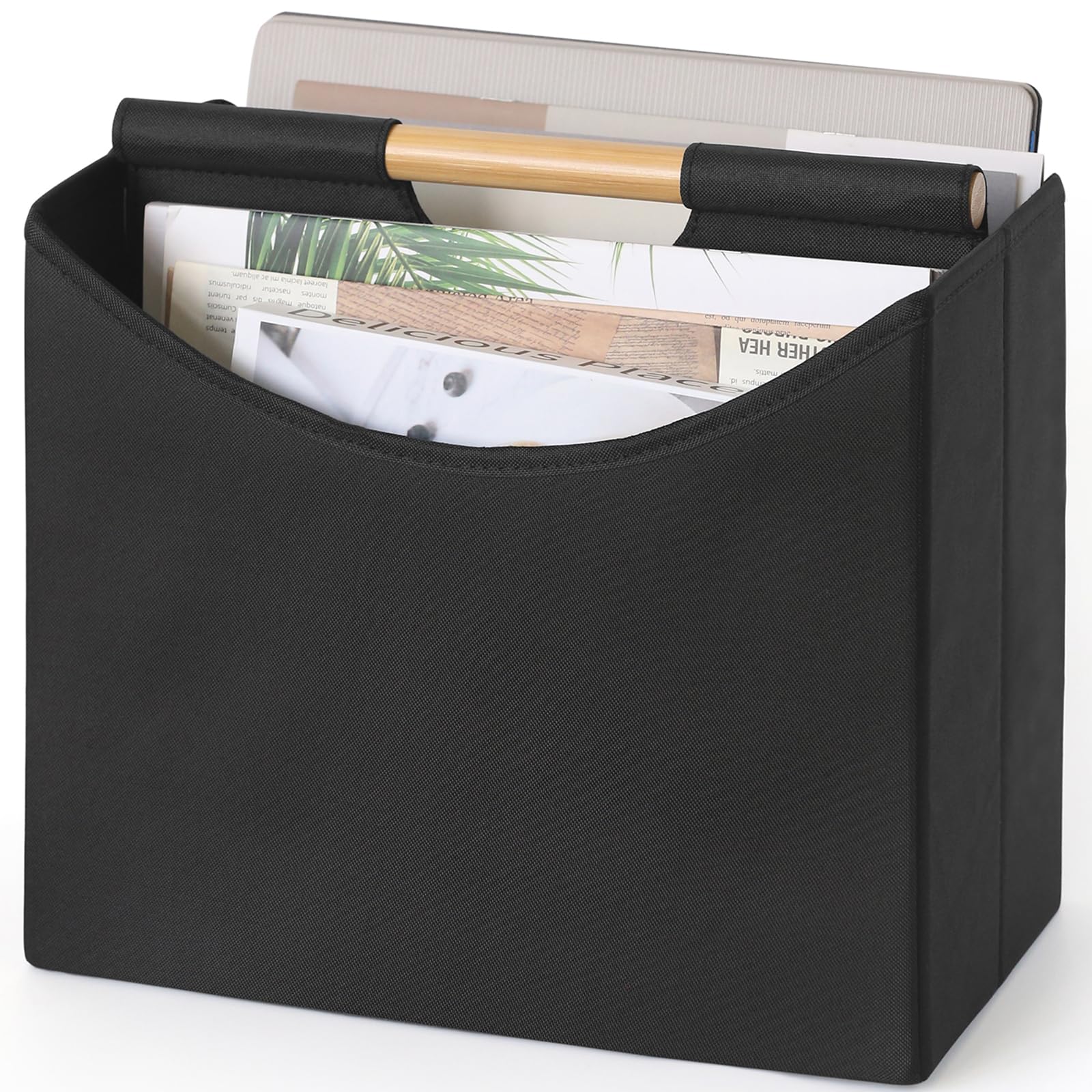 Magazine Holders, Foldable Magazine File Holder with Handle Magazine ...