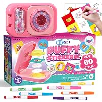 Amazon.com: Puffy Sticker Maker Kit for Kids - Make Your Own 3D ...