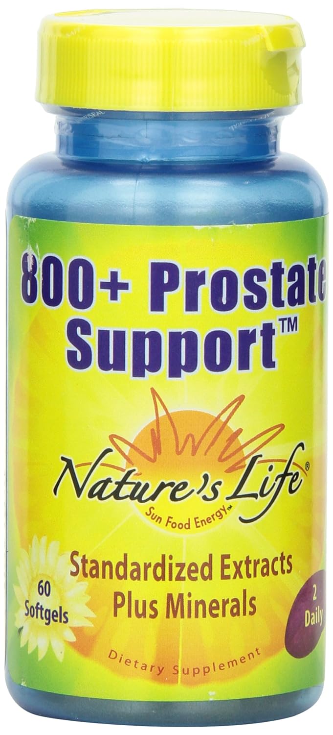 Amazon.com: Nature's Life Prostate Support 800+ Softgels, 60 Count ...