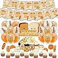 Amazon.com: Toast Bread Birthday Party Supplies - Includes Banner, Cake ...