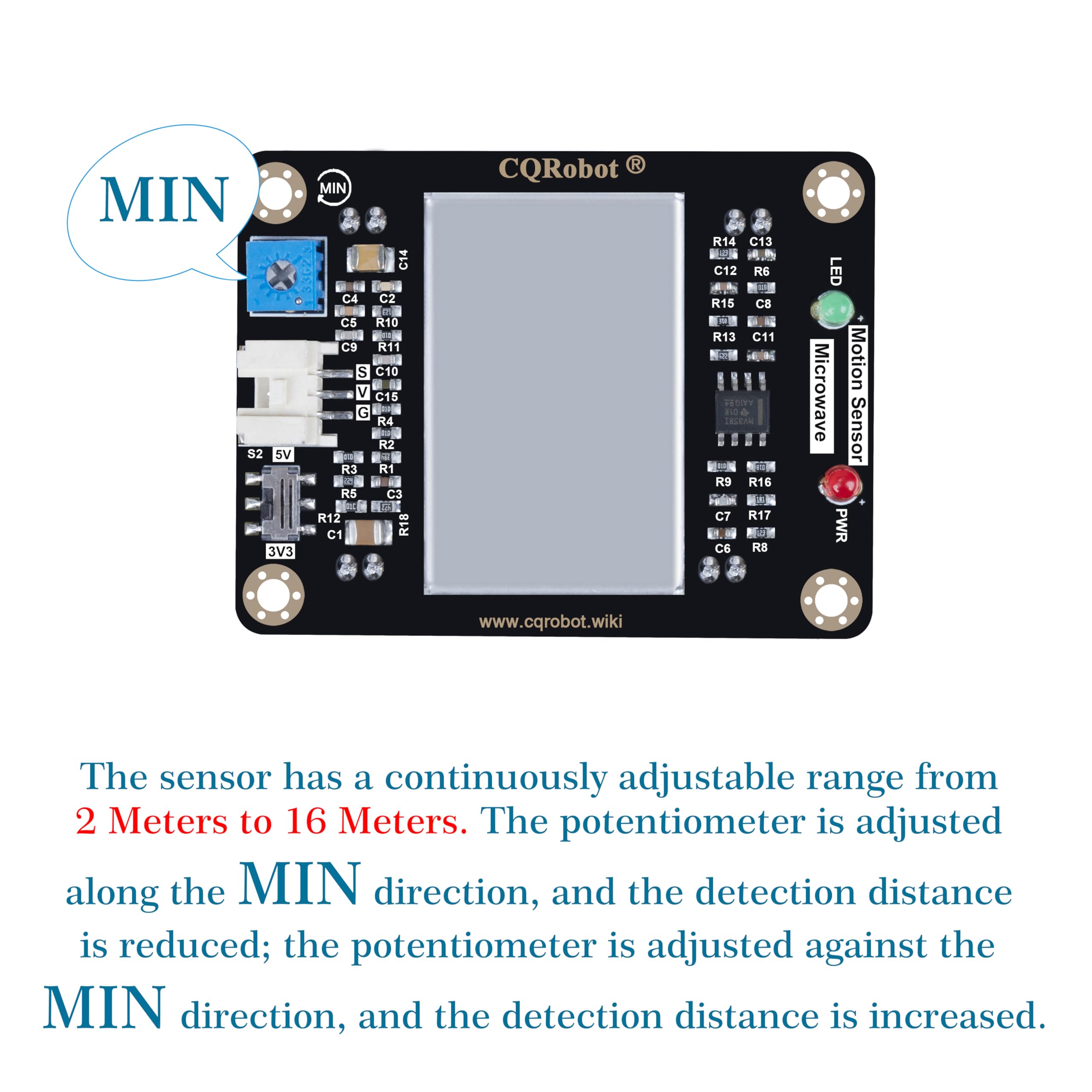 Mua 10.525GHz Doppler Effect Microwave Motion Sensor Compatible with ...