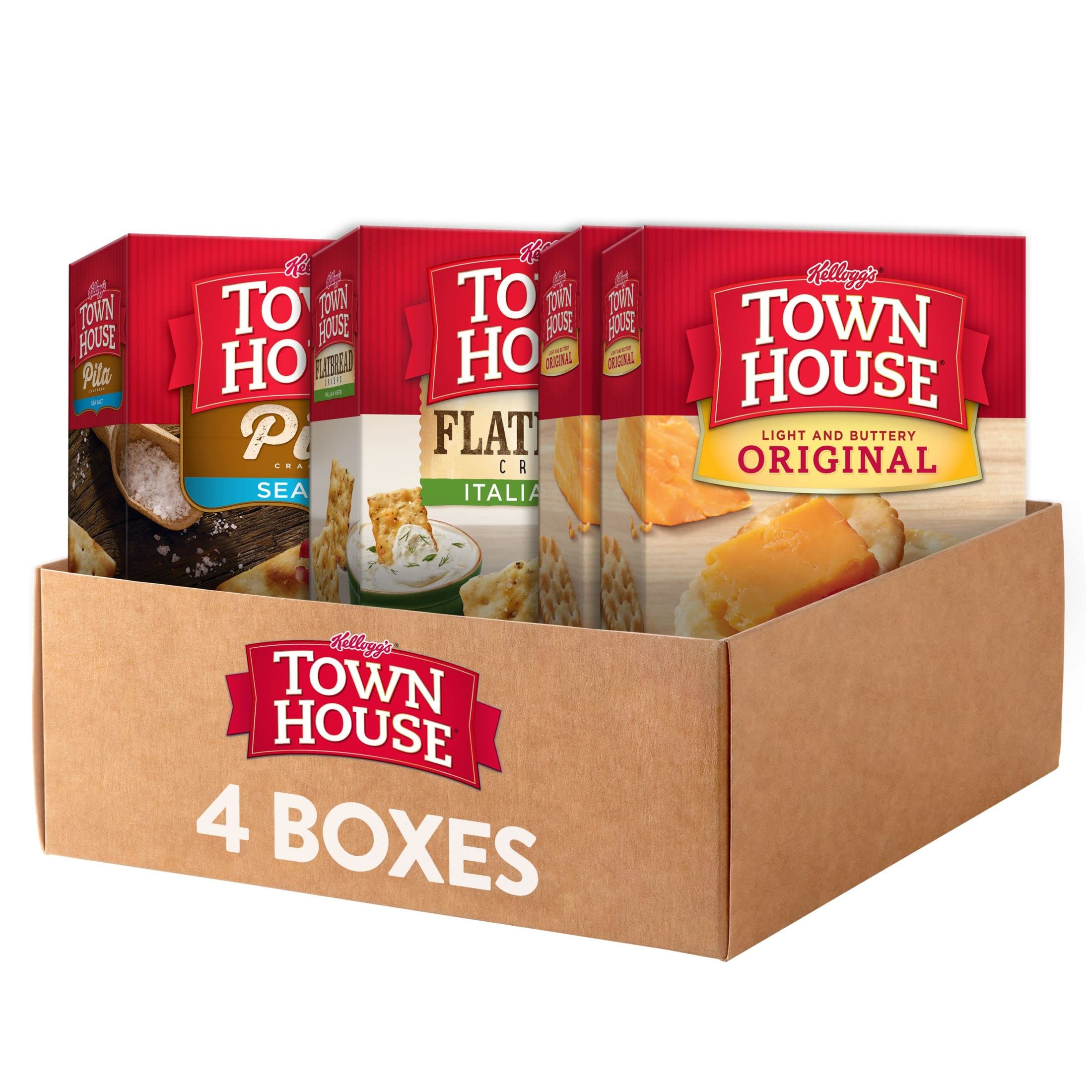 Mua Kellogg's Town House Crackers, Party Snacks, Party Pack, Variety ...