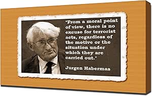 Amazon.com: Jurgen Habermas Quotes 4 - Canvas Art Print: Posters & Prints