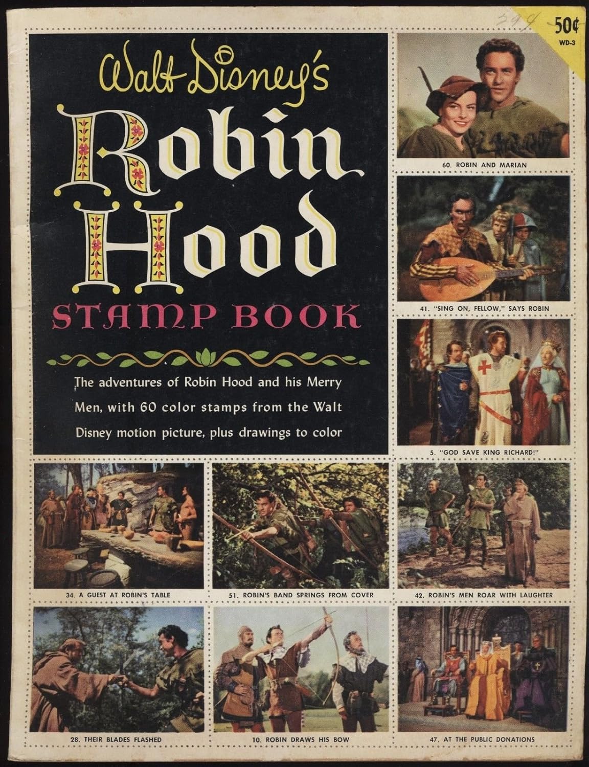 Walt Disney's Robin Hood Stamp Book - Richard Greene at Amazon's ...